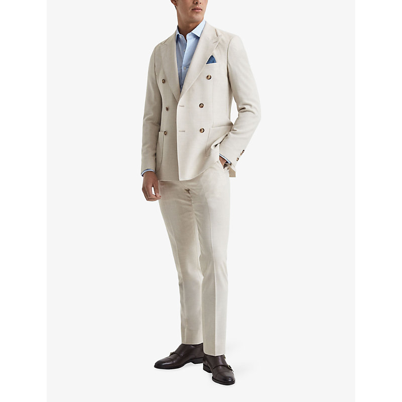 REISS Amalfi Double-Monk Strap Leather Shoes
